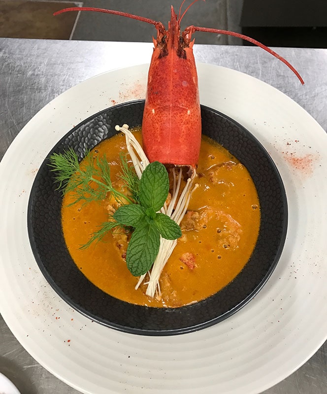 Plat homard soupe - Le Petit Gourmet